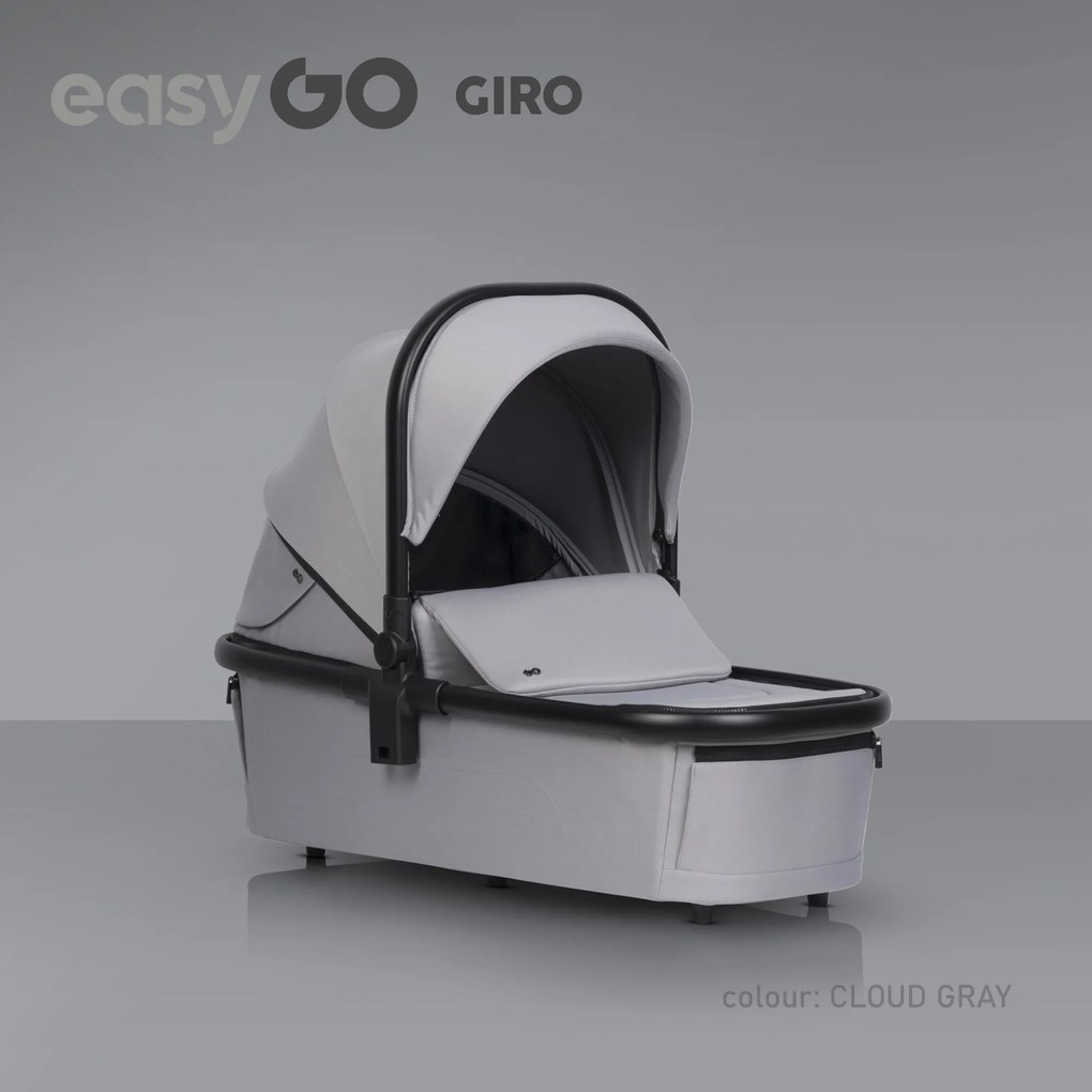 Kombinovaný kočárek EasyGo Giro 2v1 Cloudy Gray