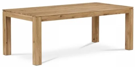 Jídelní stůl 200x100 x75 masiv dub povrchová úprava olejem DS-F200 DUB