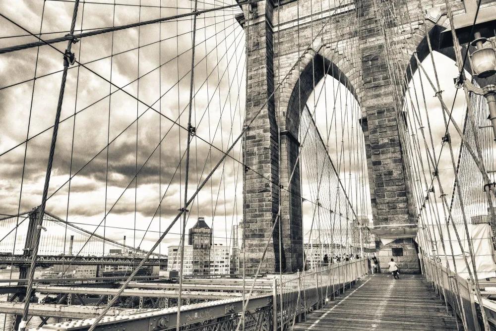 Fototapeta Brooklyn Bridge Ny Hladký vinyl 416x254