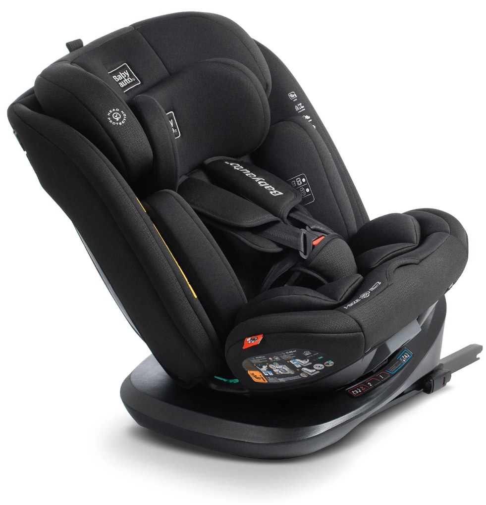 BabyAuto CARIO iFIX i-Size 360 40-150 autosedačka, black