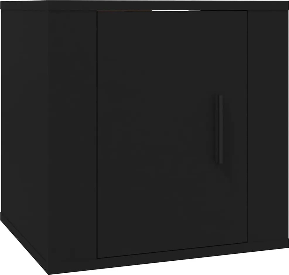 vidaXL Nástěnné TV skříňky 2 ks 40 x 34,5 x 40 cm [816643] Barva: bílá s vysokým leskem