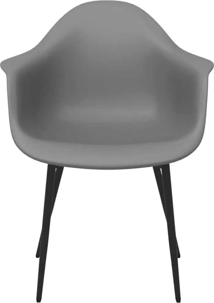 vidaXL Jídelní židle 2 ks PP [338079] Barva: Černá