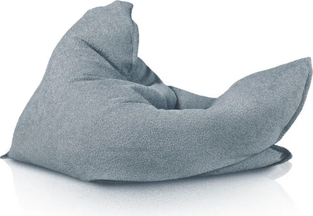 Polštář k sezení modrý bouclé