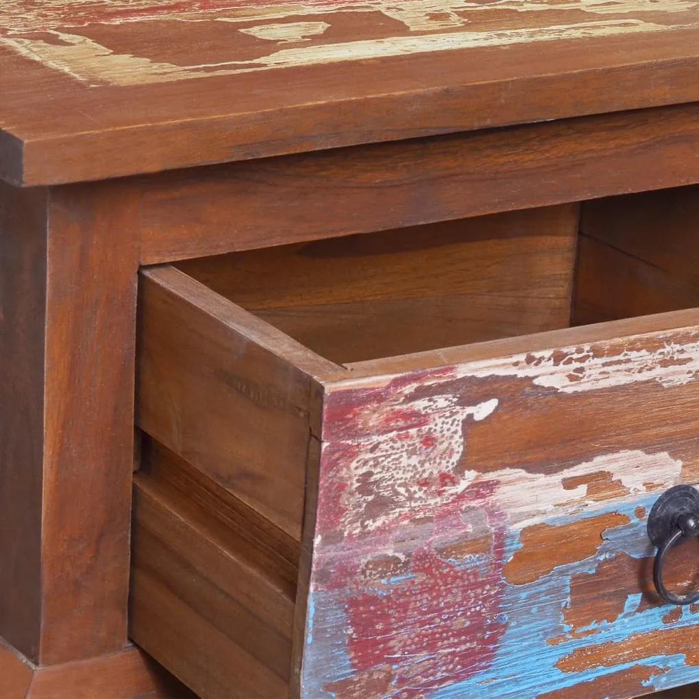 vidaXL Noční stolek 45 x 35 x 40 cm recyklované teakové dřevo [289056]