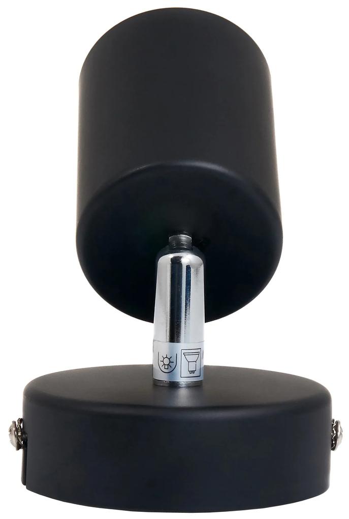 BERGE Stropní bodové svítidlo LED VIKI 1x GU10 černé