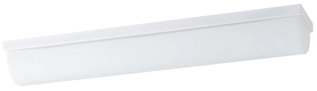 Osmont 44537 Sylvia D1, nástěnné svítidlo nad zrcadlo do koupelny s bílým dekorativním límcem, 3xE14 28W, IP44, délka 62cm