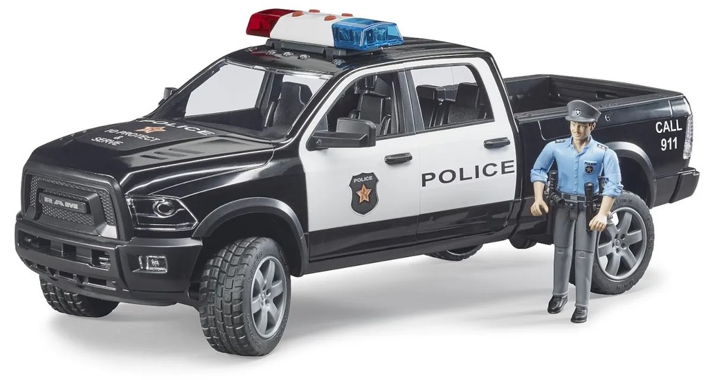 Bruder Policejní auto RAM s policistou