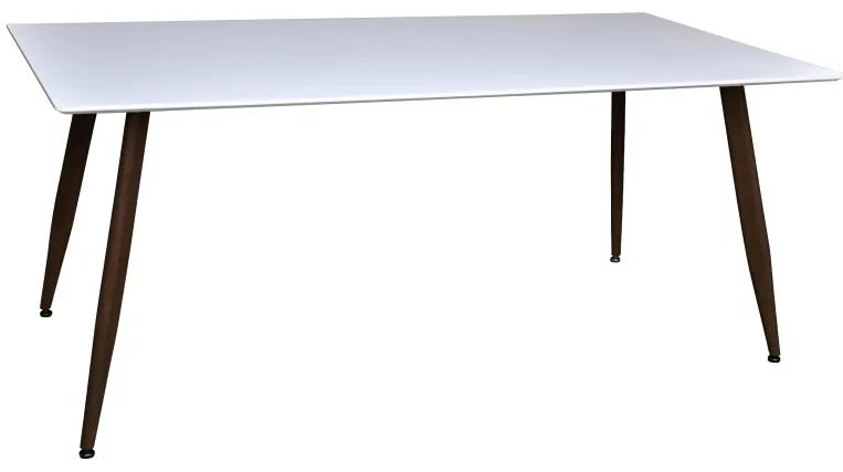 Polar jídelní stůl 180x90 cm (bílá / černá)
