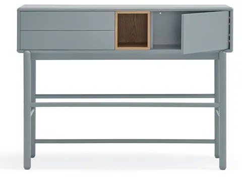 Modro-šedý konzolový stolek 35x120 cm Corvo – Teulat