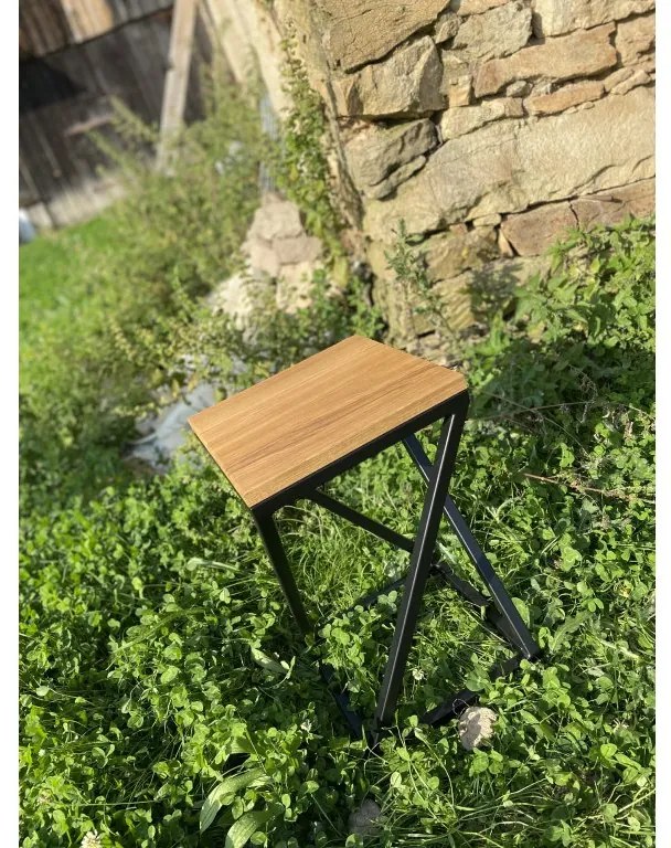 Wudboys [Z] odkládací stolek Barva kovu: Bílá, Dřevo..: Dub, moderní skandinávský styl