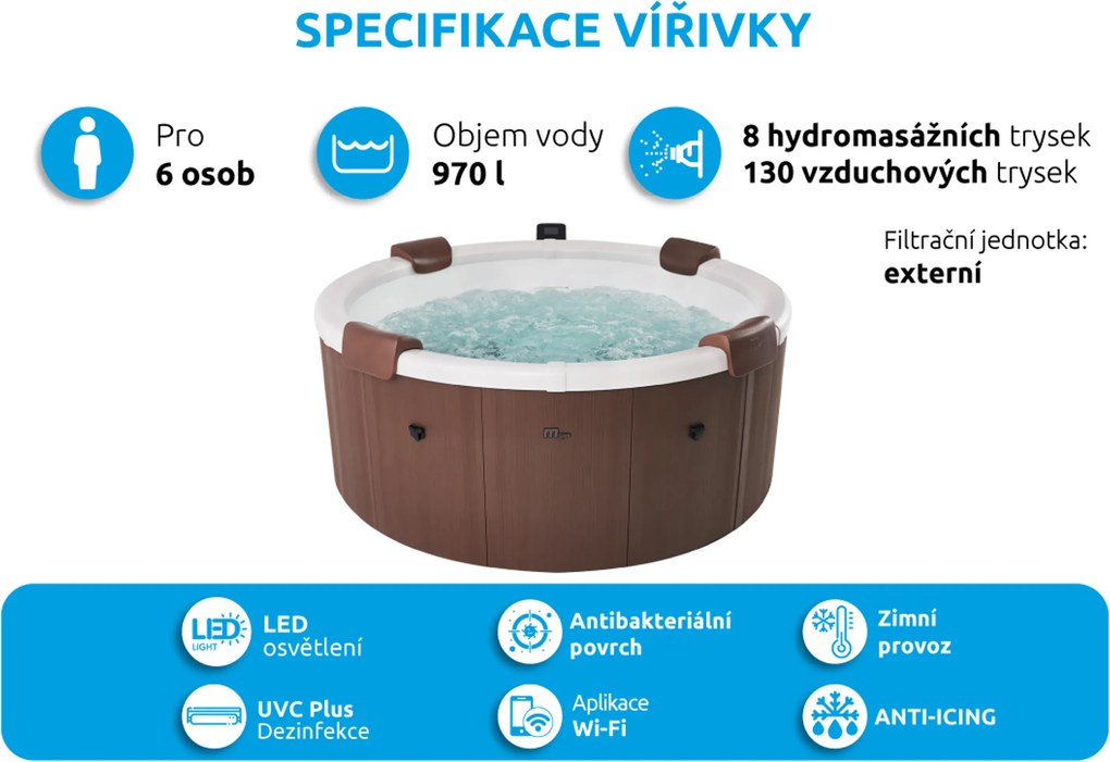 Mspa | Vířivý bazén MSPA Rova F-RO066W | 11400309