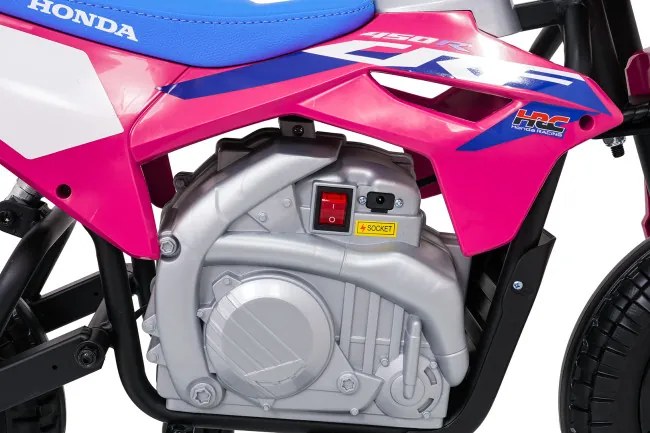 Elektrická motorka HONDA CFR450R růžová
