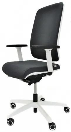 RIM Kancelářská židle FLEXI FX 1114 plast bílý bez područek Hlavová opěrka se stavitelnou hlavovou opěrkou GALERIE - Čalounění Rim LÁTKY 4 / FAME , STEP