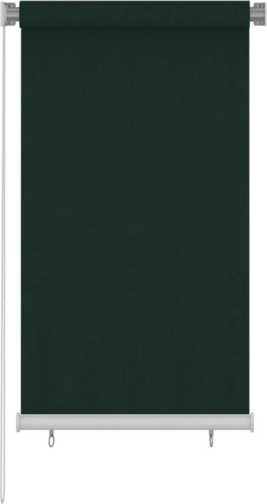 Venkovní roleta 85 (Š) x 140 (V) cm tmavě zelená HDPE 312810