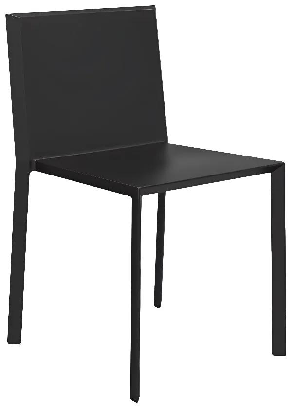 OnaDnes -20% VONDOM Černá plastová jídelní židle QUARTZ