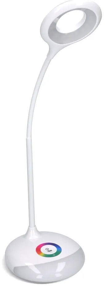 Nabíjecí stolní LED lampička 5W, bílá