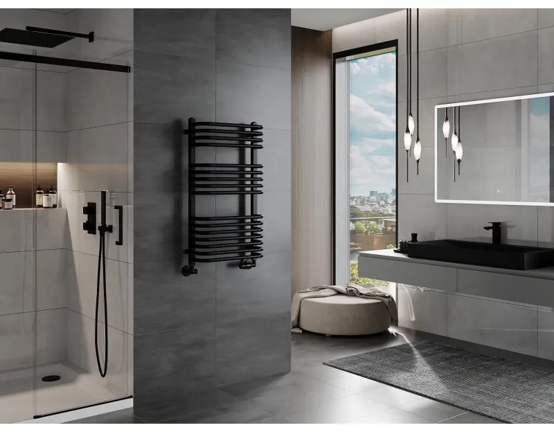 Mexen Apollo, topné těleso 860 x 450 mm, 422 W, černá, W117-0860-450-00-70