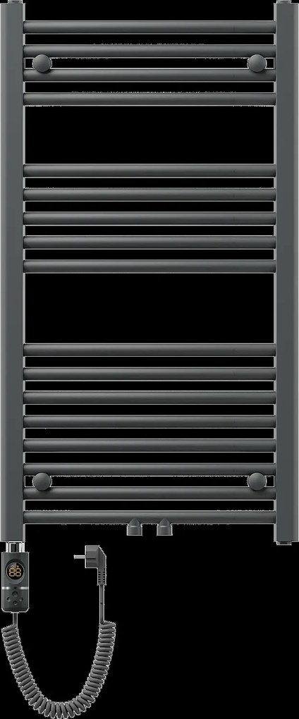 Mexen Ares, elektrické topné těleso 900 x 500 mm, 600 W, antracitová, W102-0900-500-2600-66