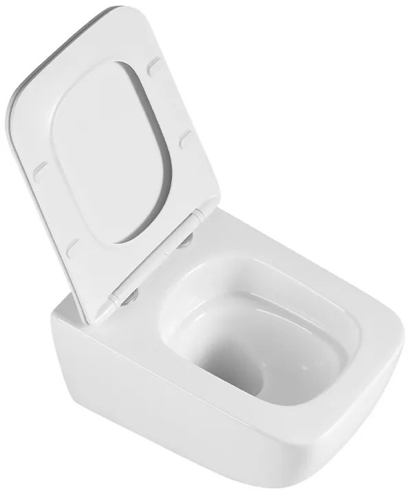 BPS-koupelny Závěsná WC mísa se SoftClose sedátkem HYD-6836, bílá