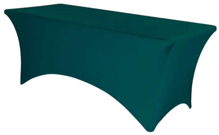 Elastický potah STANDARD na skládací stůl 180-183x76 cm VÍCE BAREV Barva ubrusu: TMAVĚ ZELENÁ / WILLOW GREEN