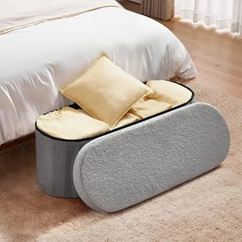 Oválný úložný taburet, Nosnost 299,371 kg VEVOR – 1100 × 380 × 380 mm