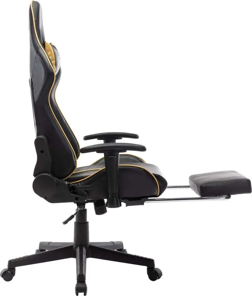 vidaXL Herní židle umělá kůže [20512] Barva: Černá a oranžová