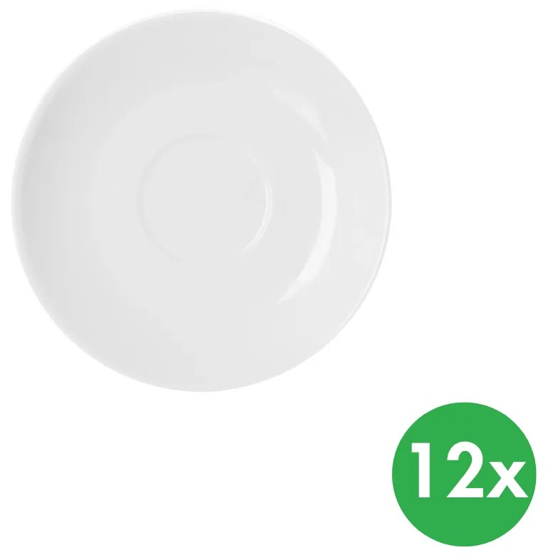 Podšálek MONA Espresso, průměr 12 cm, porcelán, 12 ks