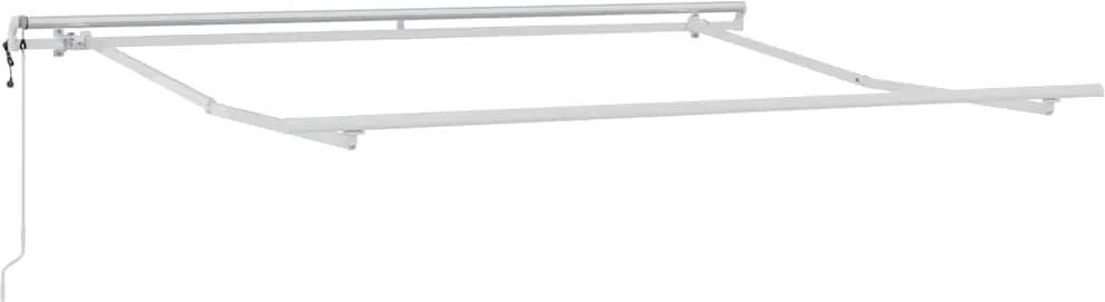 Automatická zatahovací markýza antracitová a bílá 300 x 250 cm 3215780