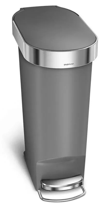 Simplehuman Koše - Odpadkový koš Slim 40 l, šedá CW1391