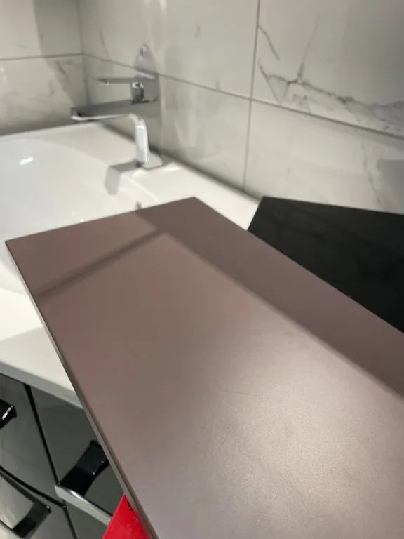 Lavedo Vanessa Dark Melon 100 zrcadlová skříňka do koupelny s LED osvětlením