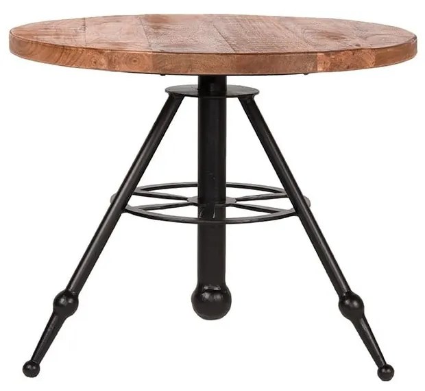 Odkládací stolek s deskou z mangového dřeva LABEL51 Solid, ⌀ 60 cm