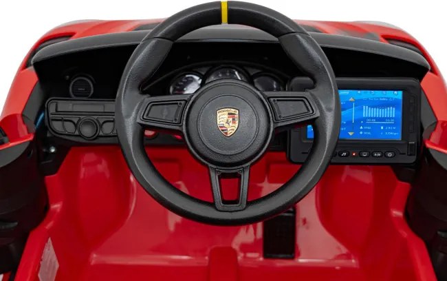 Elektrické autíčko Porsche Spyder RS 718 MP4 červené
