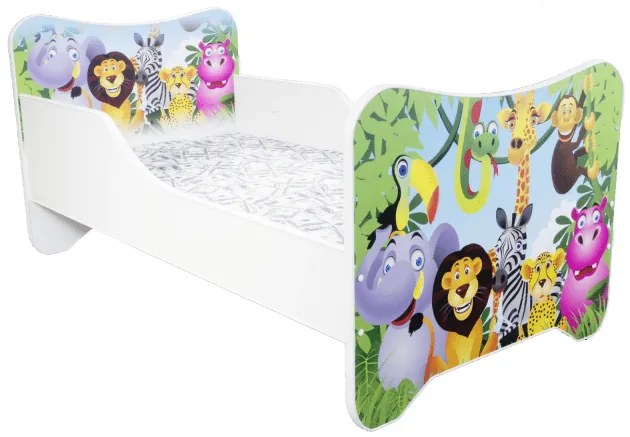 TopBeds dětská postel s obrázkem 160x80 - Madagaskar