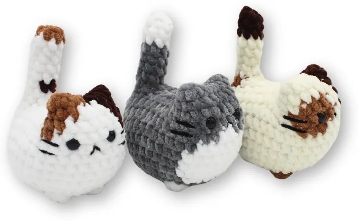 Vali Crochet Háčkovaná Kočička Barva zvířátka: Kočička 3