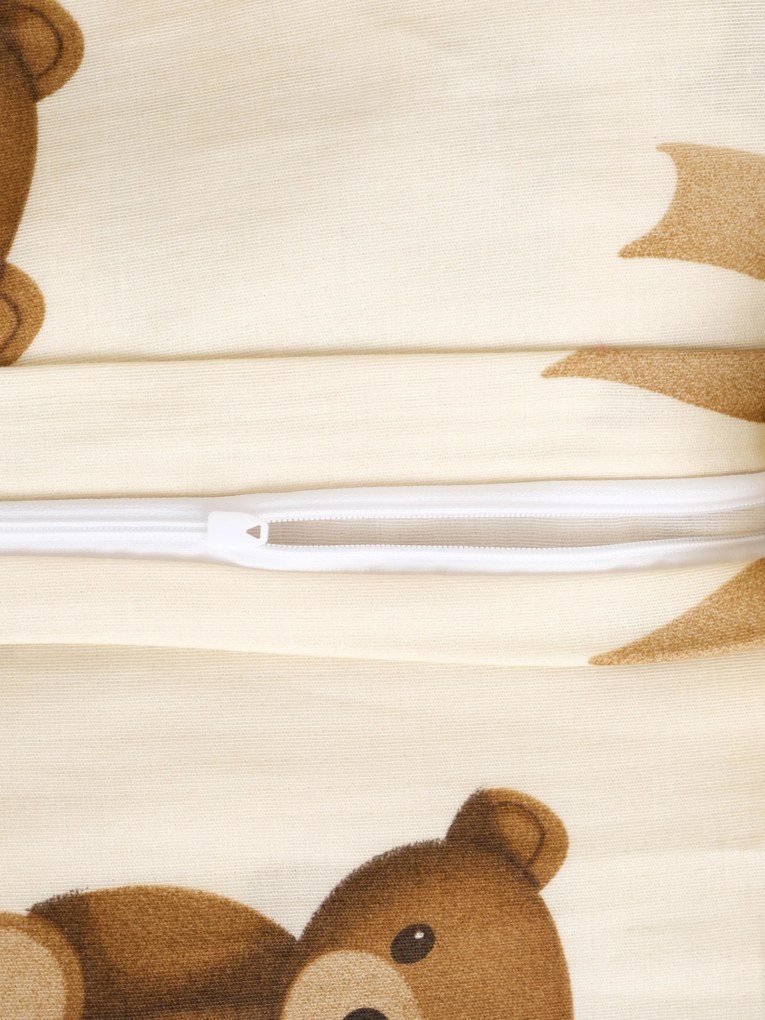 MK Lůžkoviny Mušelínový povlak na polštář 40 x 60 cm - Plyšoví medvídci