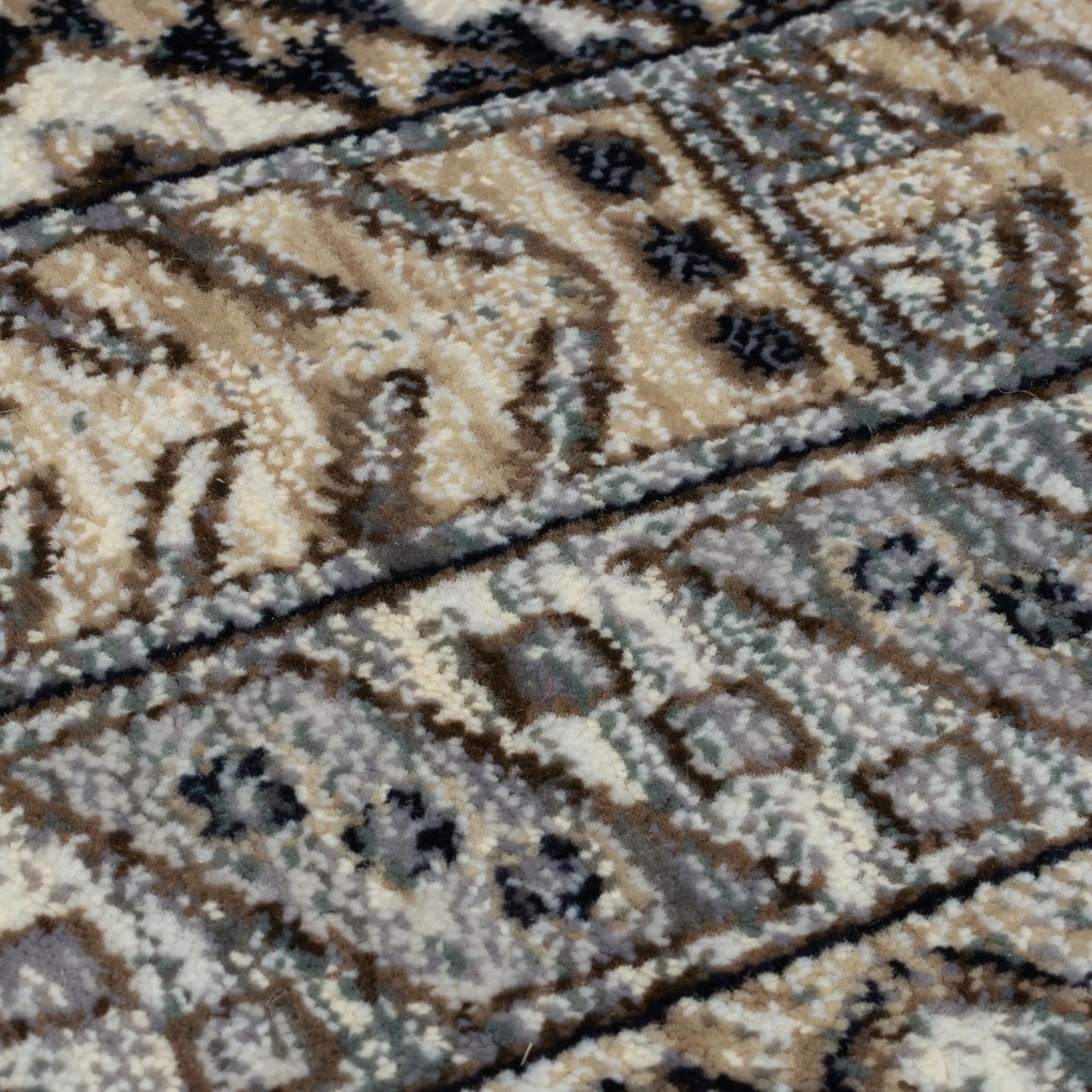 Flair Rugs, Kusový koberec Cooper Babylon Traditional Blue, 80x150, modrá, ložnice