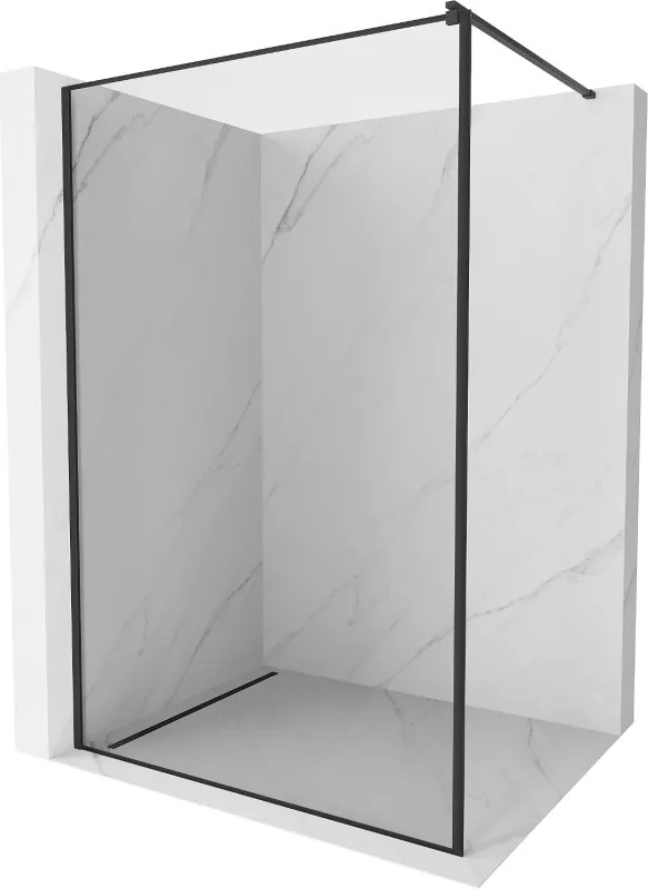 Mexen Kioto sprchová zástěna 60x200 cm 8 mm, černý profil, sklo černý rám, 800-060-101-70-70