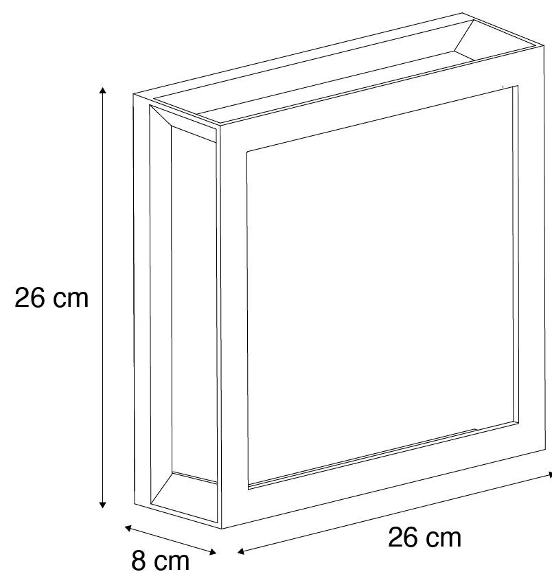 Moderní venkovní nástěnné svítidlo černé 2 světelné body IP44 - Jeffrey