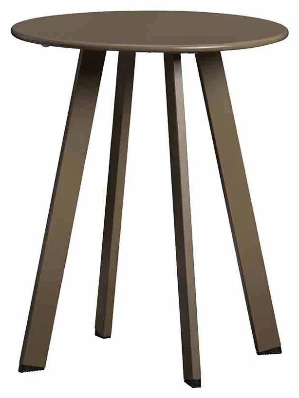 Odkládací stolek Fer – hnědá 49 × 40 × 40 cm WOOOD