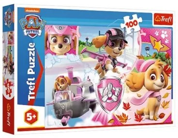 Trefl Puzzle Paw Patrol/Tlapková patrola Skye v akci 100 dílků.