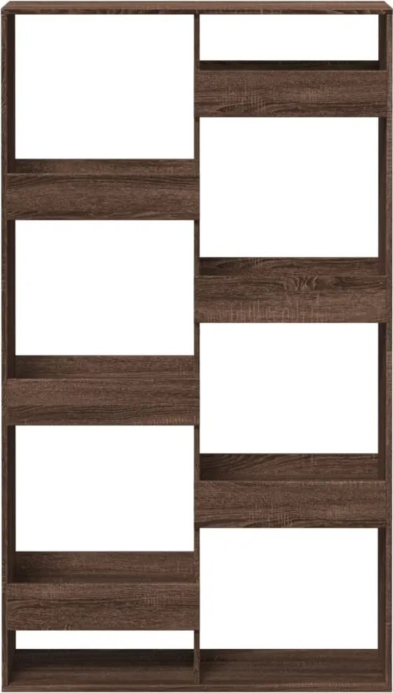 Knihovna hnědý dub 100 x 33 x 175 cm kompozitní dřevo 3309408