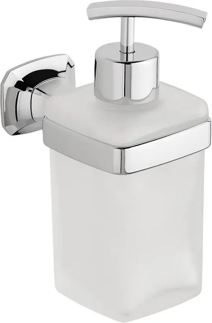 METAFORM METAFORM, AIDA dávkovač mýdla 270 ml, mléčné sklo, chrom, AI019