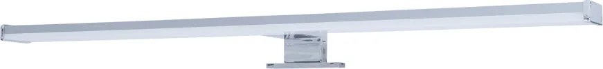 Mereo, Mereo Led koupelnové osvětlení nad zrcadlo, stříbrné, 60 cm, 12 W, 780 lm, 4000 K, IP44, 230 V, MER-CN700G60
