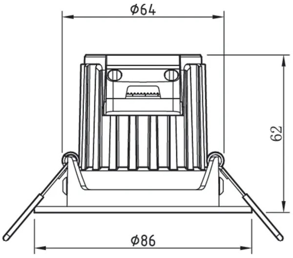 Philips - SADA 3x LED Stmívatelné koupelnové svítidlo ABROSA LED/9W/230V IP44