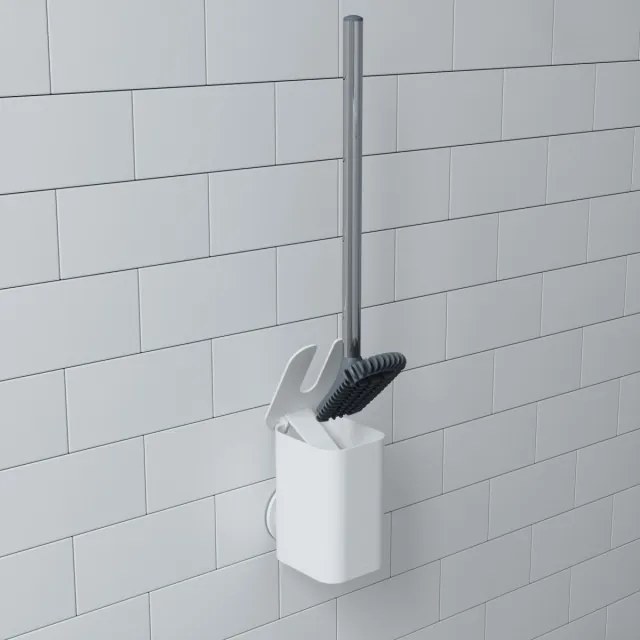 WC kartáč Umbra FLEX SURE-LOCK - bílý