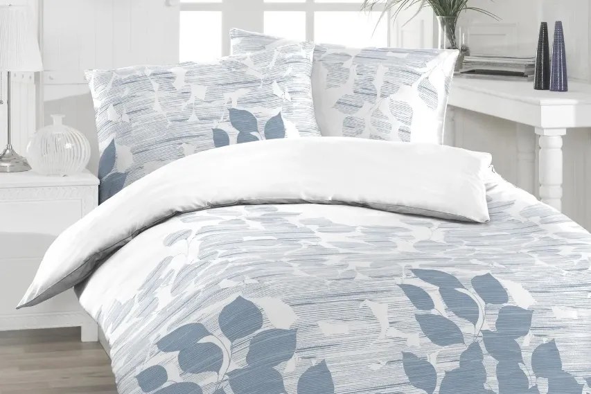 Florella Flanelové povlečení Barlin Jeans Rozměr: 70x90 + 140x200 cm