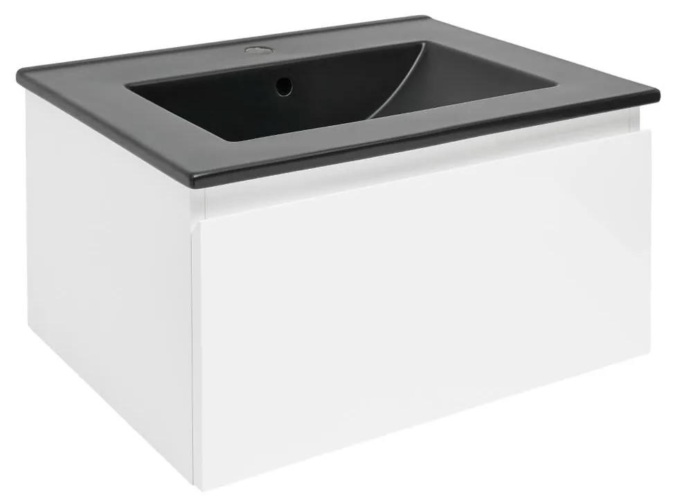 Koupelnová skříňka s umyvadlem SAT B-Way 59x30x45 cm bílá lesk BWAY60WU4B