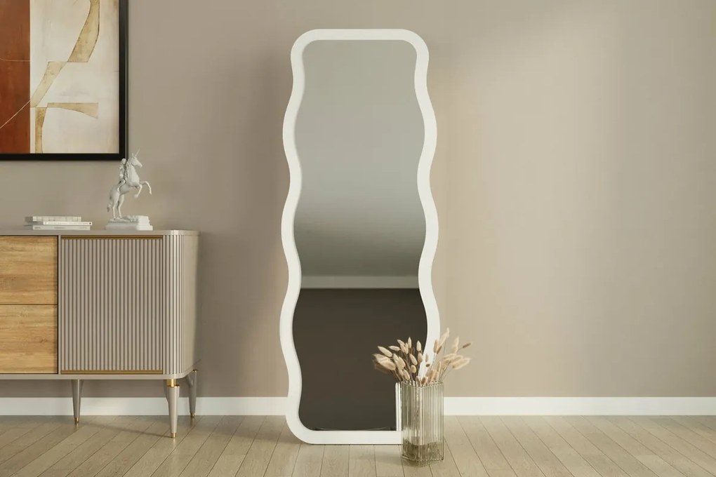 Zrcadlo Aror White 50 x 160 cm