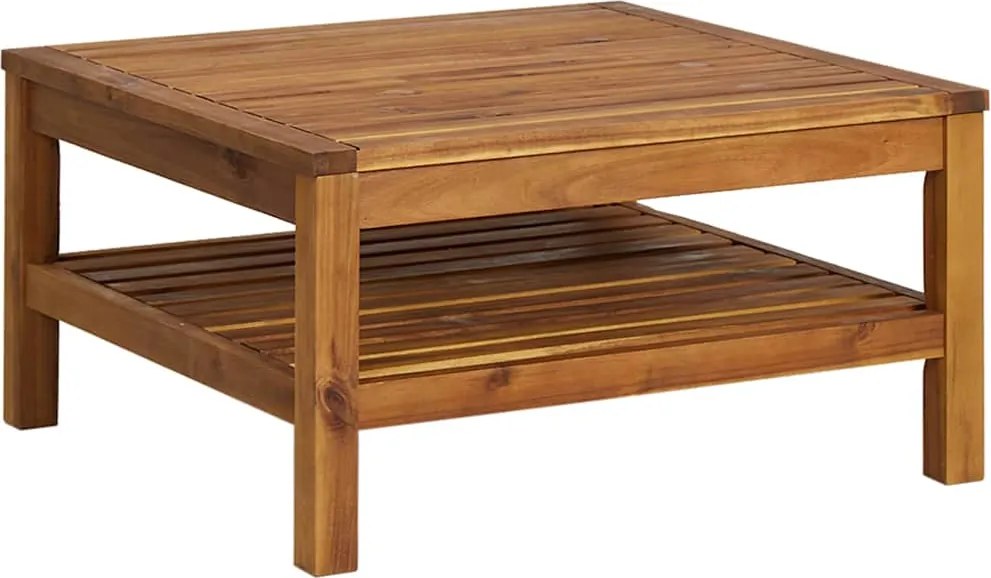 vidaxL Konferenční stolek 65 x 65 x 35 cm masivní akáciové dřevo 316292