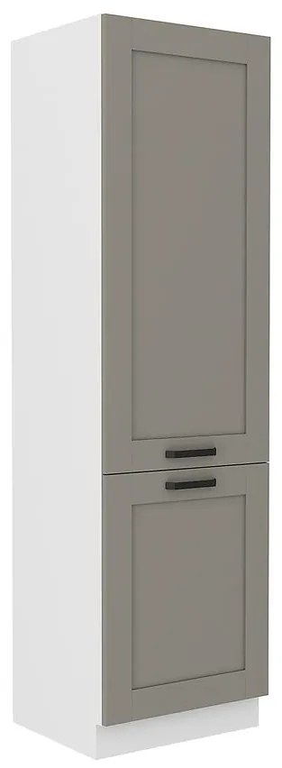 Kuchyňská skříňka Luna claygrey/bílá 60DK-210 2F